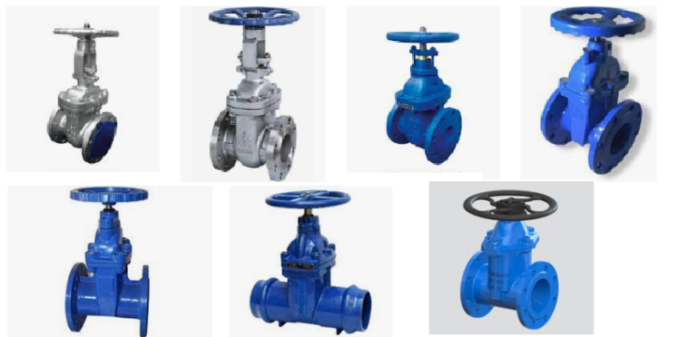 válvulas de compuerta - Equipo y valvulas del centro