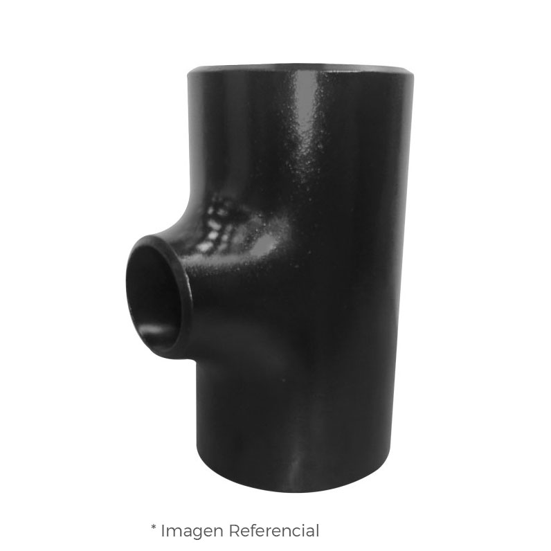TEE REDUCCION (REDUCER TEE BUTT WELDING) DE ACERO A234 WPB B16.9 SCH-40 O STANDARD (STD ...